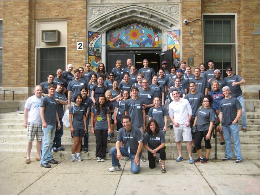 Success Starts Here: McGladrey Participates in Chicago Cares Serve-a-thon