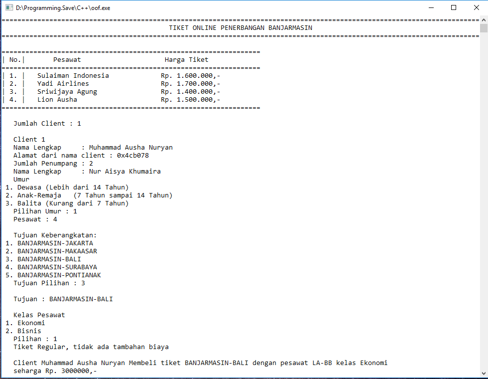 CodeBlocks C++ : Contoh Program Besar ~ Materi Perkuliahan TI