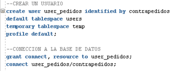 SCRIPT PARA BASE DE DATOS | DBMS ORACLE