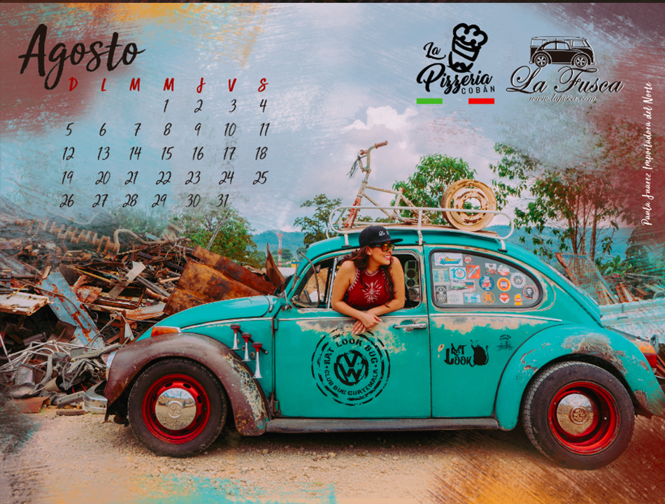 La Fusca: Calendario Volkswagen de La Fusca 2018