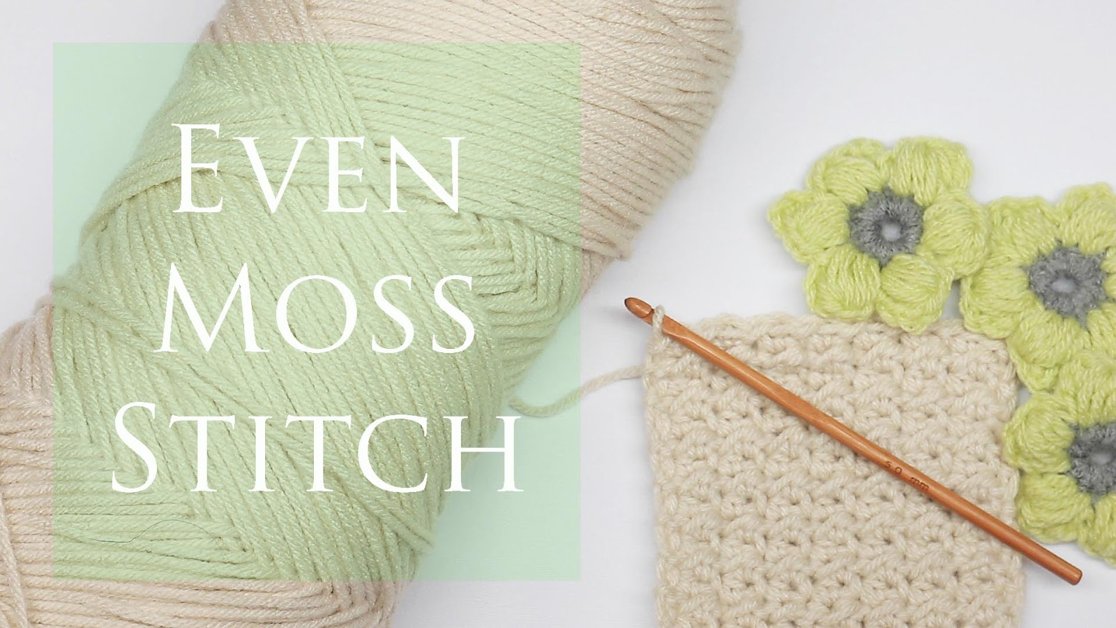 Laugh. Love. Create: Crochet Even Moss Stitch