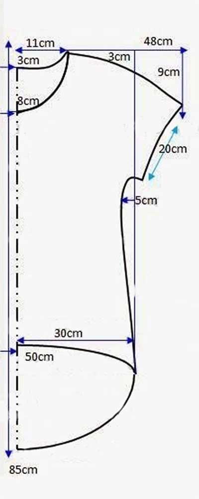 Light chiffon blouse ( pattern)