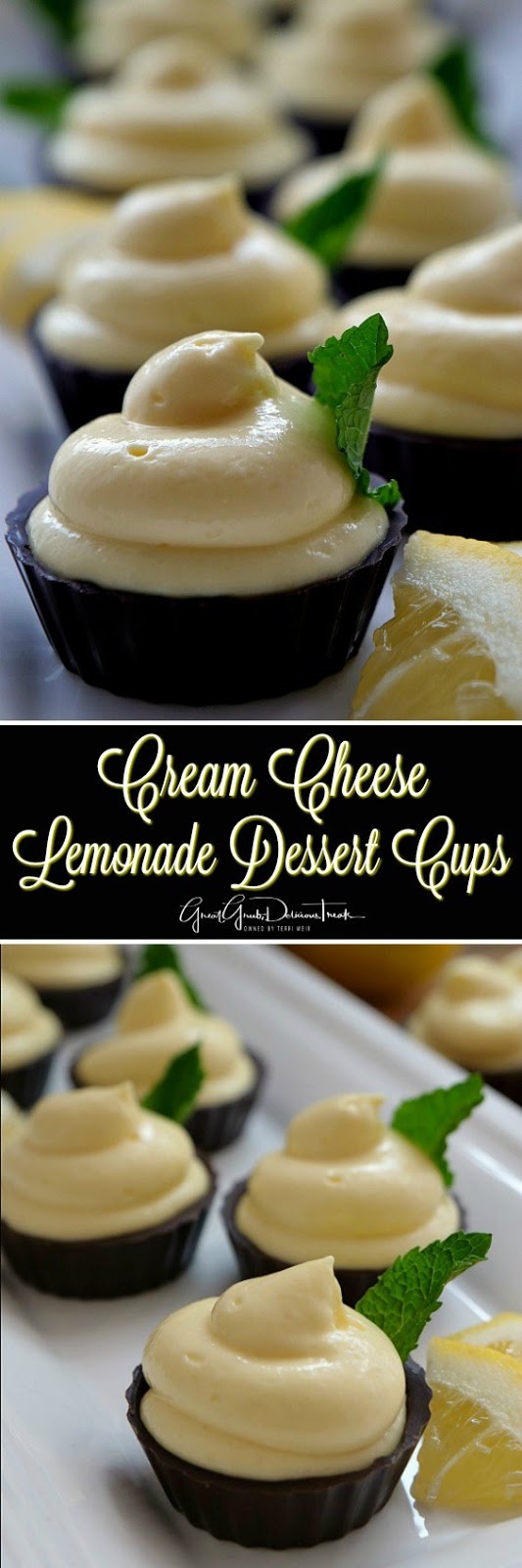 CREAM CHEESE LEMONADE DESSERT CUPS - Cake Cooking Recipes