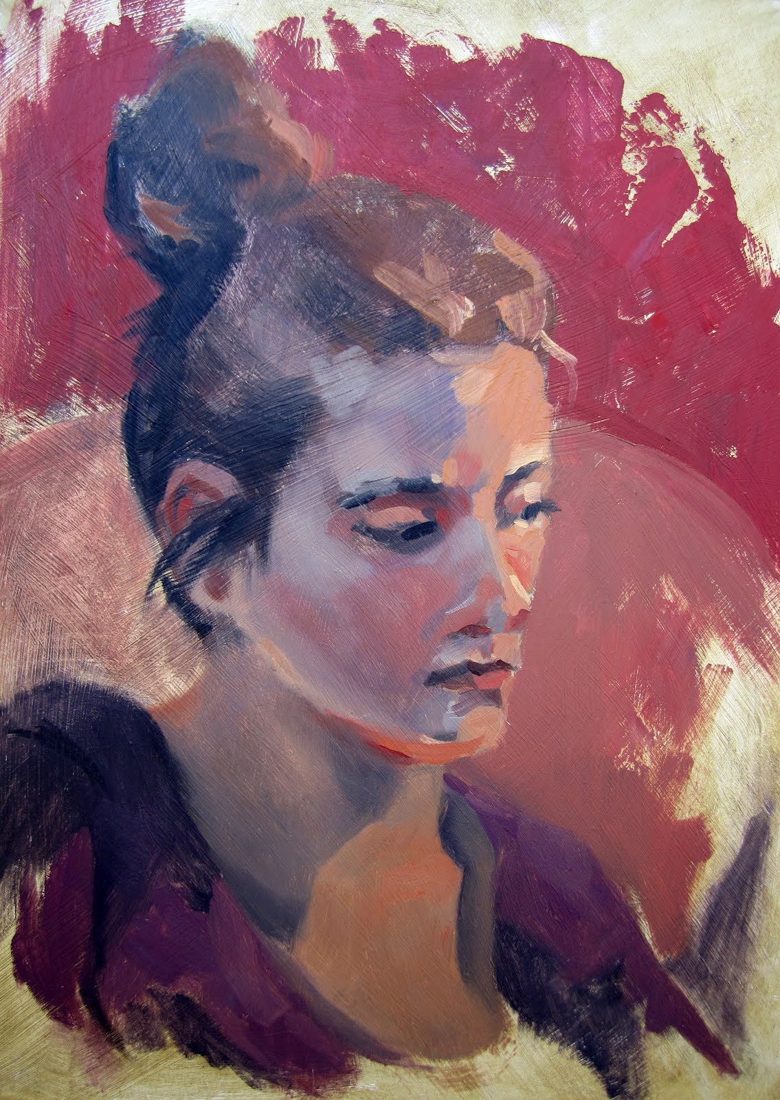 Alycia Call Illustration: Head Paintings