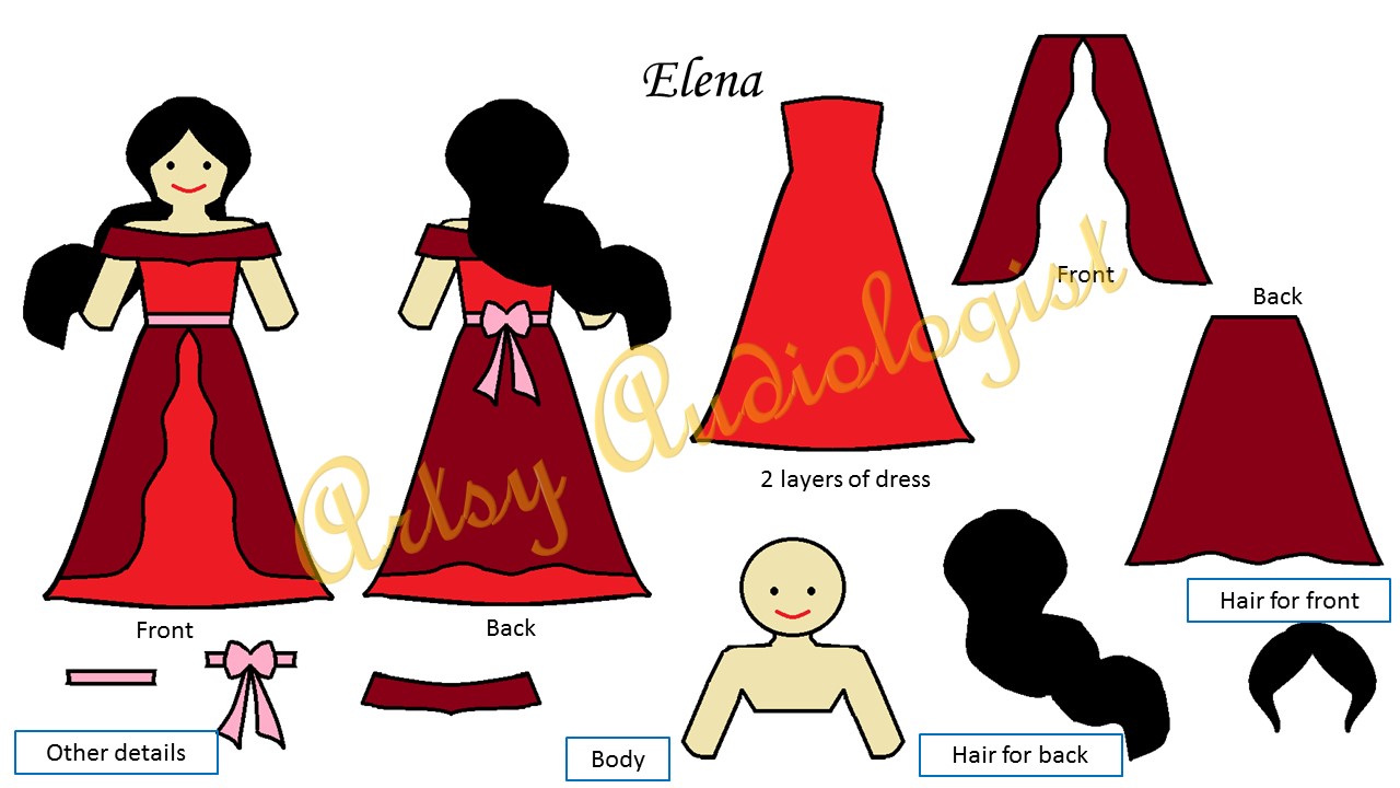 Artsy Audiologist: Disney Princess Finger Puppets Part 2- Templates ...