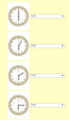 English is FUNtastic: Time - multiple choice exercises