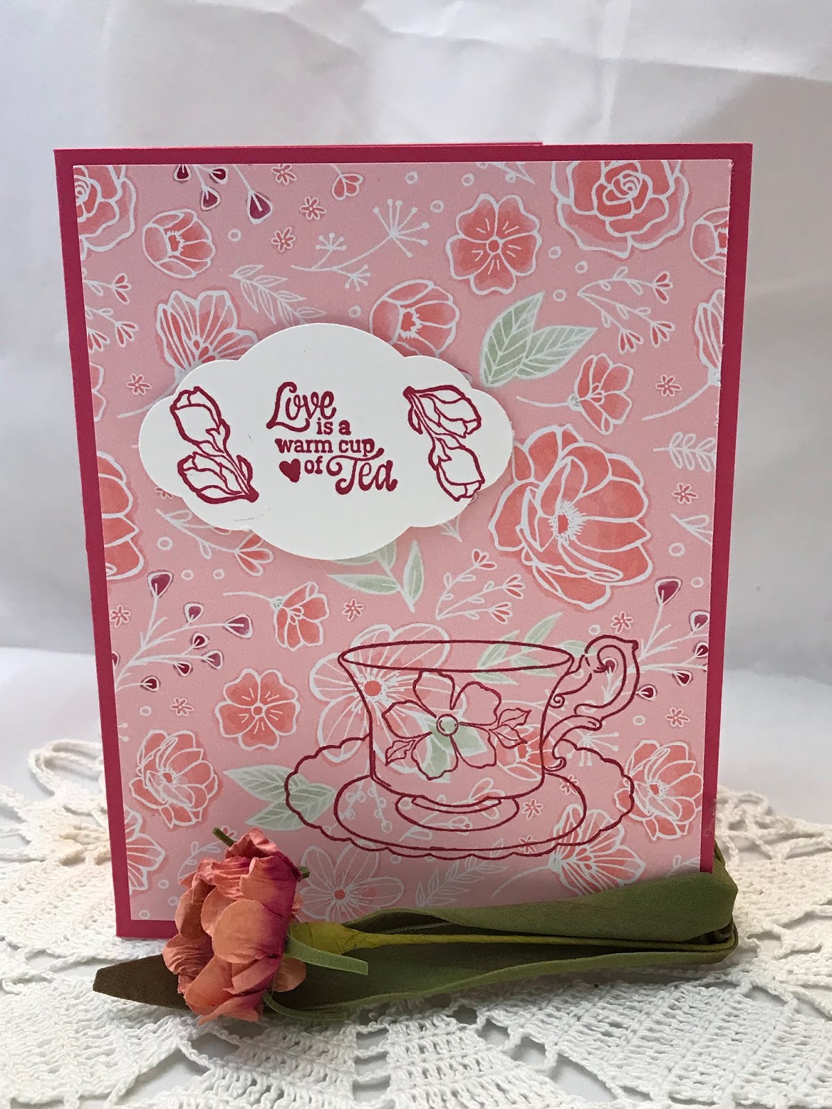 Stampin' Up! Demonstrator Kim Thompson: Tea Together Simple Stamping