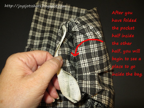 Joy's Jots, Shots & Whatnots: One Main Pattern Piece Lined Bag