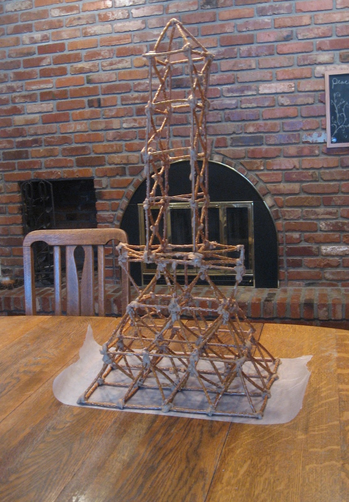 Almost Unschoolers: A Pretzel Stick Tower