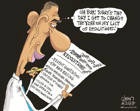 POLITICAL ILLUSION: New Year, Same Old Obama Resolutions