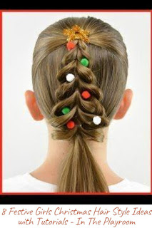 8 Festive Girls Christmas Hair Style Ideas with Tutorials - In The ...