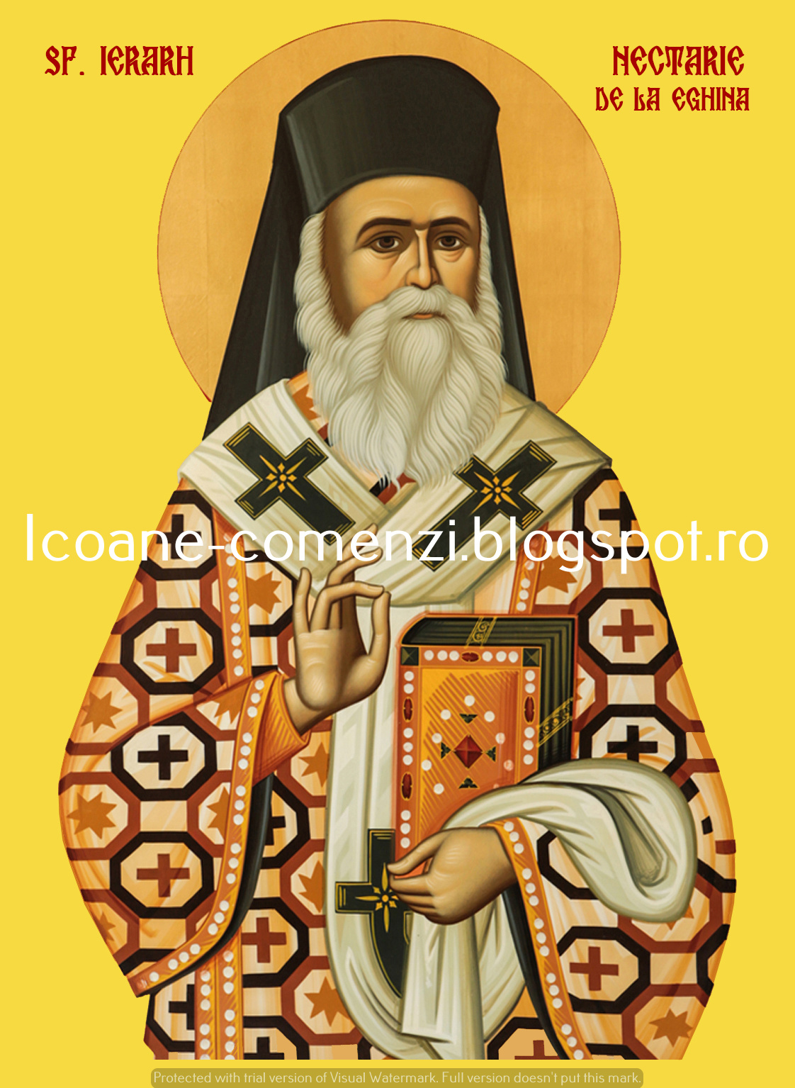 Set Icoane cu sfinti - cruce neagra 32 de icoane ~ Icoane Comenzi - cea ...