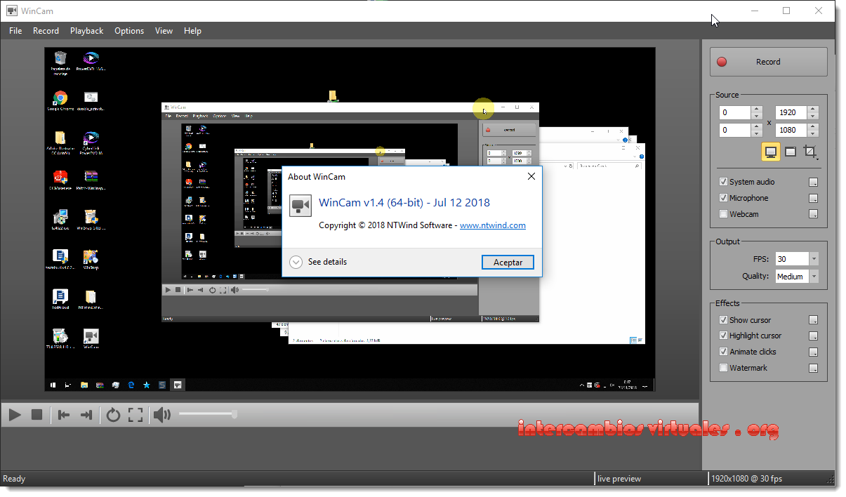 NTWind WinCam 3.5 free download - ffopegypt