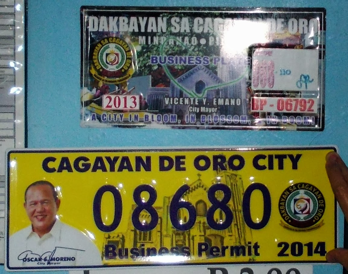 Cagayan de Oro Snapshots: Business plate