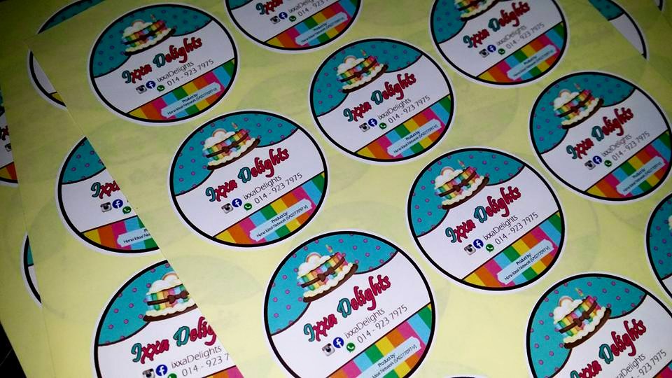 Isha Creative: Sticker Biskut Raya 2015