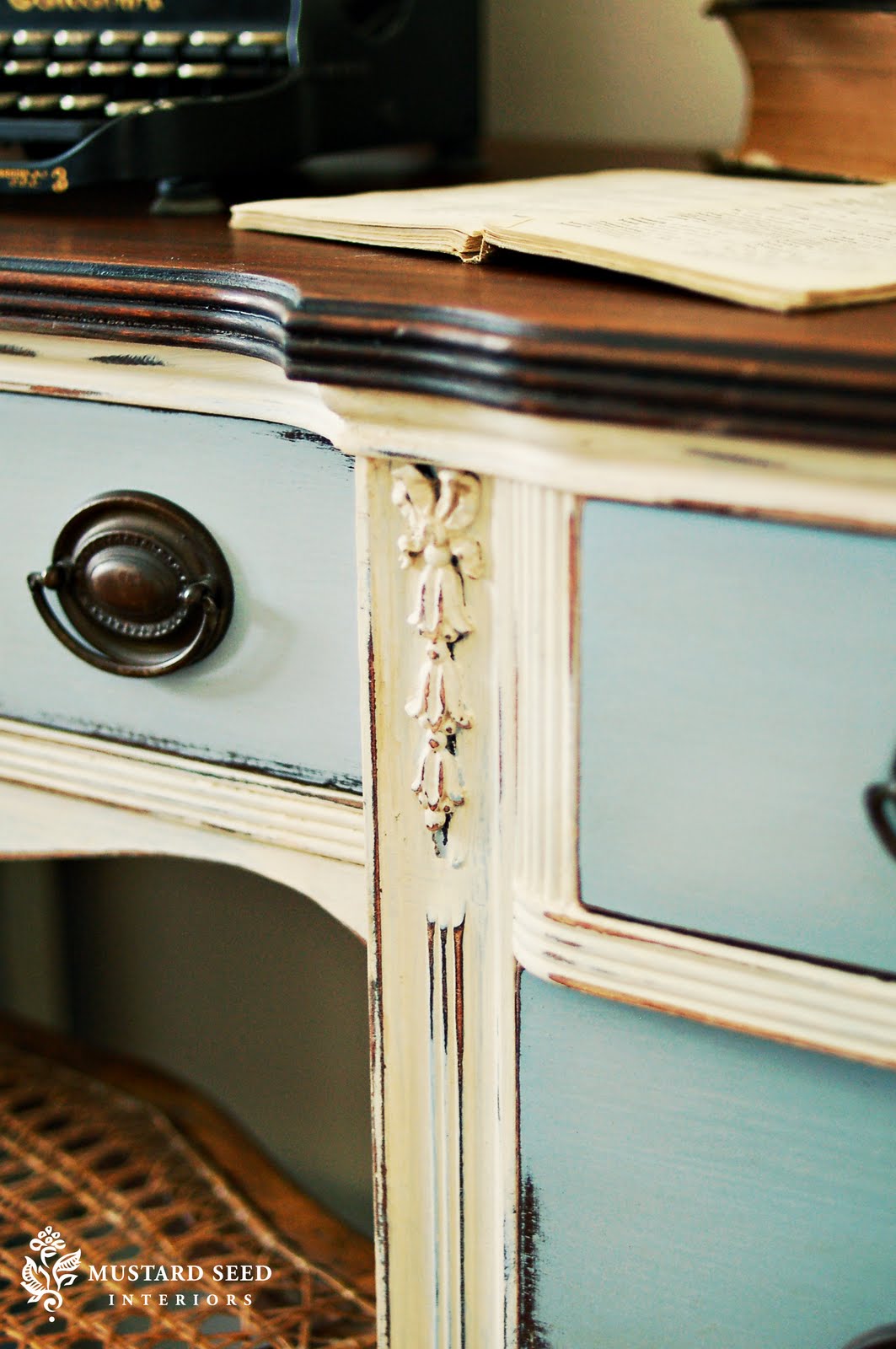 A Painted Desk | Miss Mustard Seed