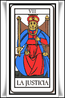 La Justicia - Arcanos Mayores -Tarot de Marsella - Las Revelaciones del ...