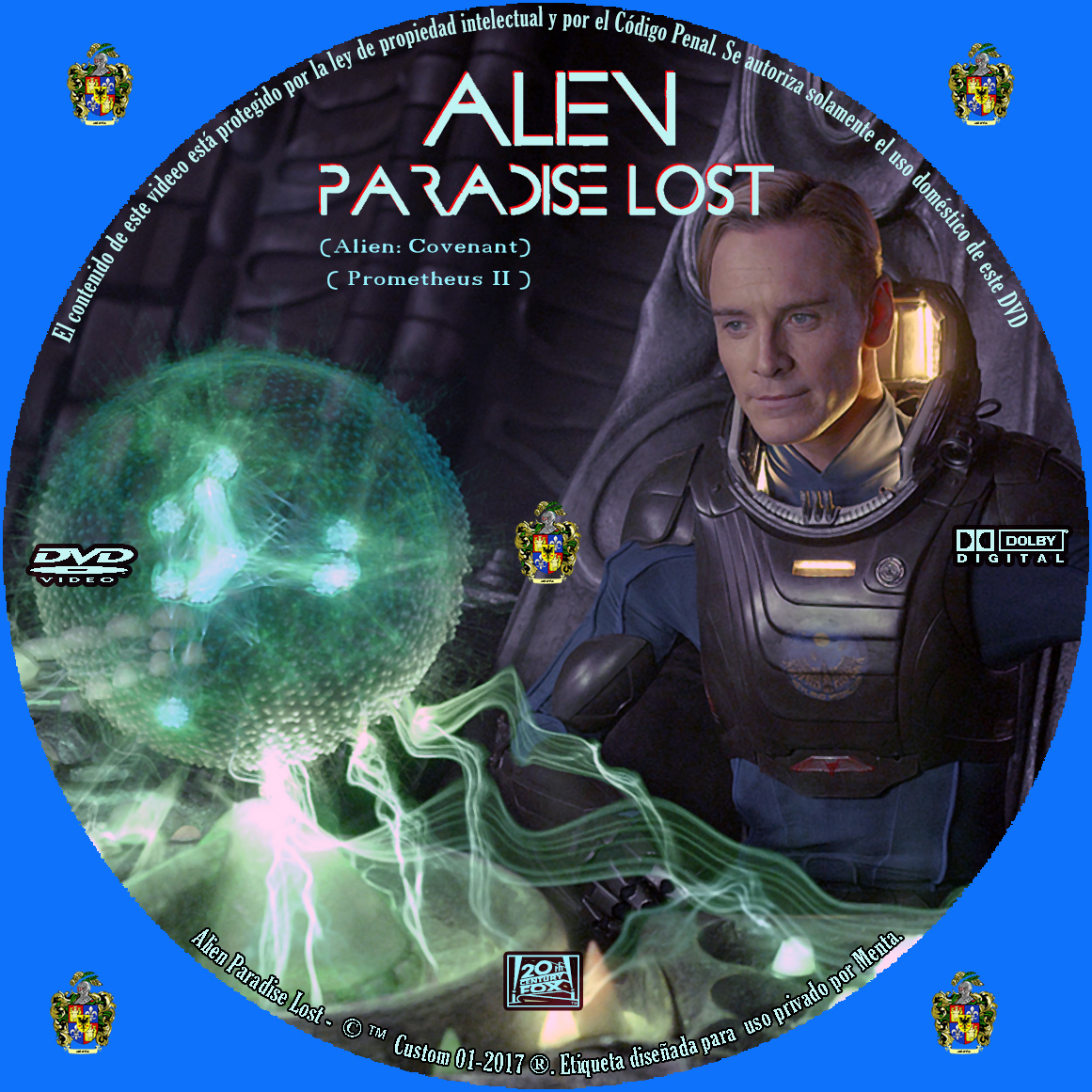 Caratulas y etiquetas: Alien Paradise Lost (Alien: Covenant)