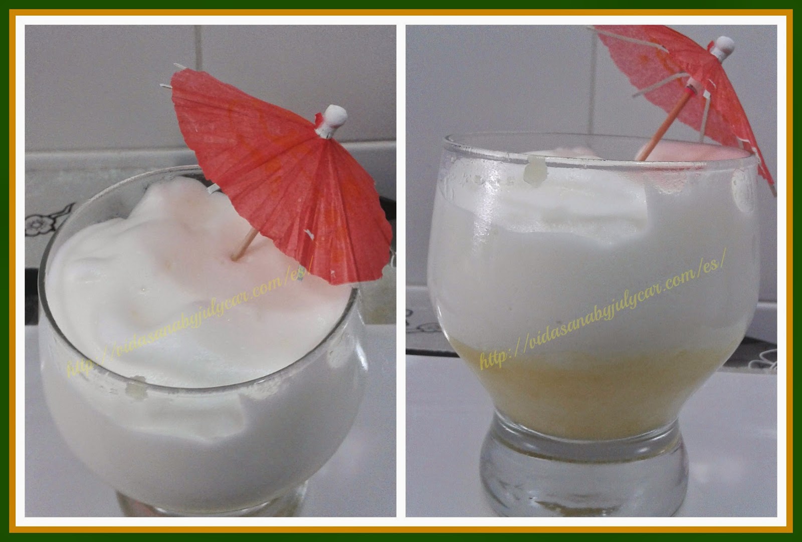 Recetas Dukan By Julycar: Helado con espuma fría de piña
