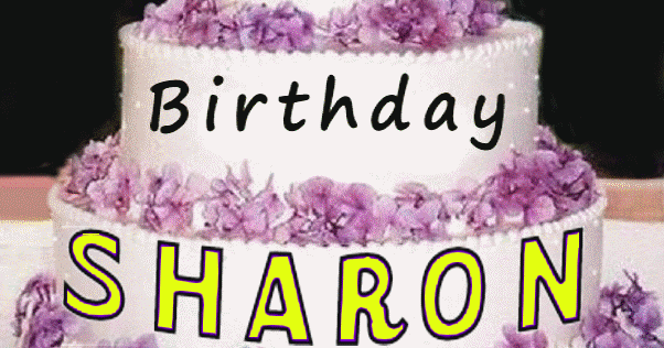 Happy Birthday Sharon image gif