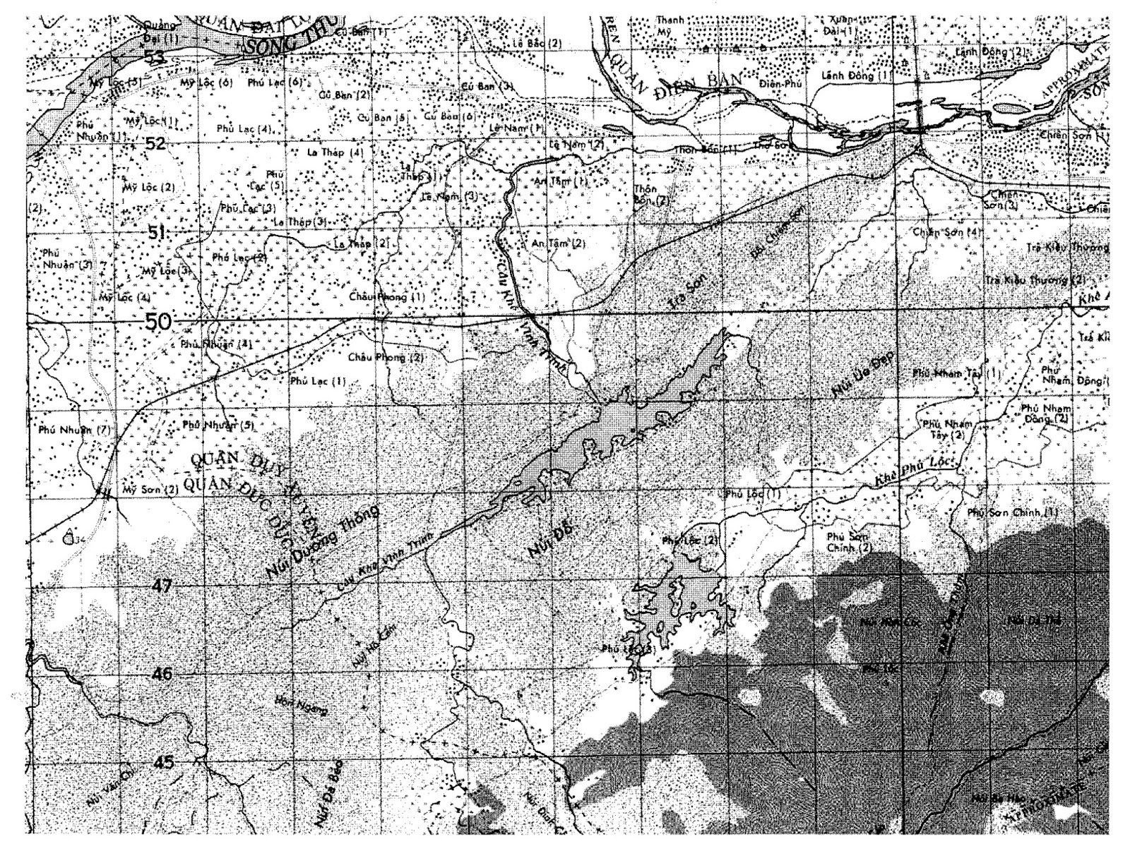 27th Marines: Map Sheet 6640-4//RVN//DaNang TAOR