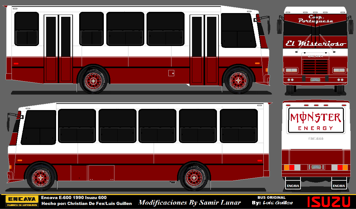 Diseños Autobuses Venezuela: Encavas Pintadas