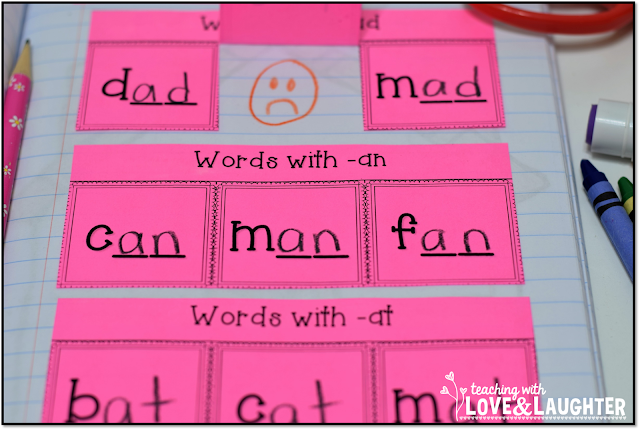 Teaching With Love and Laughter: Kindergarten Phonics Interactive Notebooks