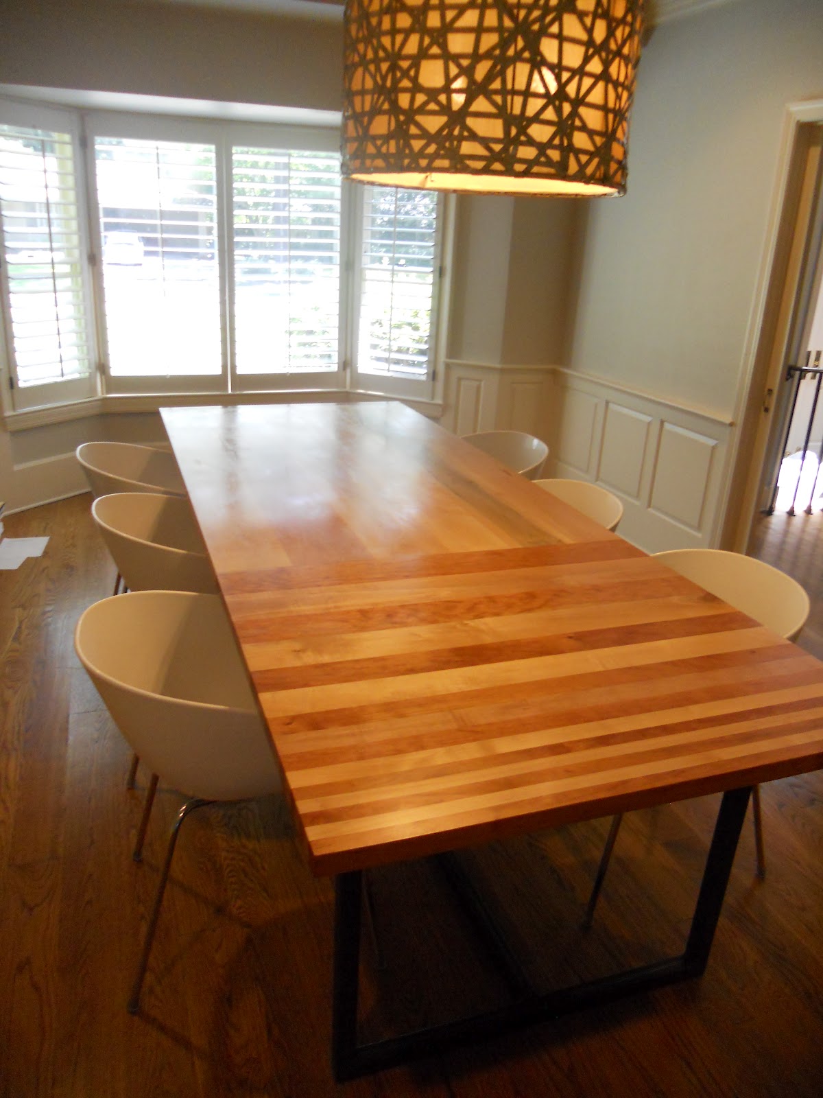 d+p design build: Green Dining Table