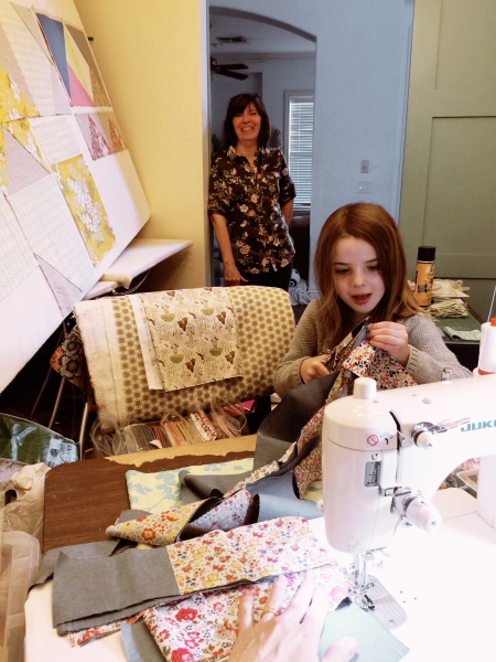 Splish Splash Stash: sewing room scenes