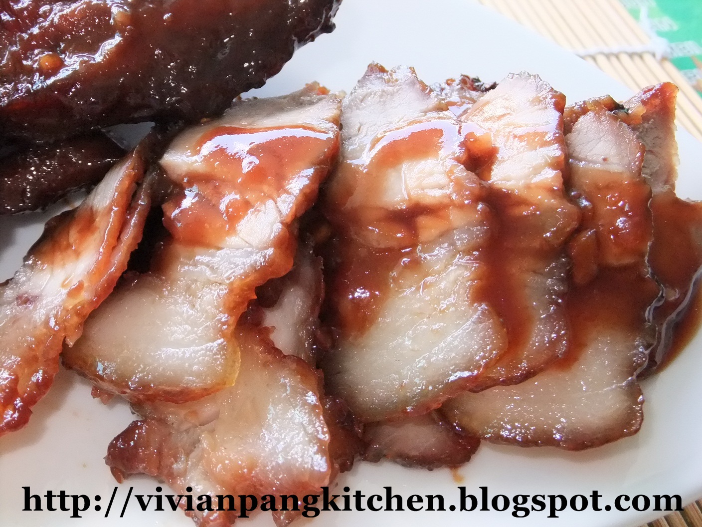 Vivian Pang Kitchen: Chinese Roasted Pork (Char Siew)