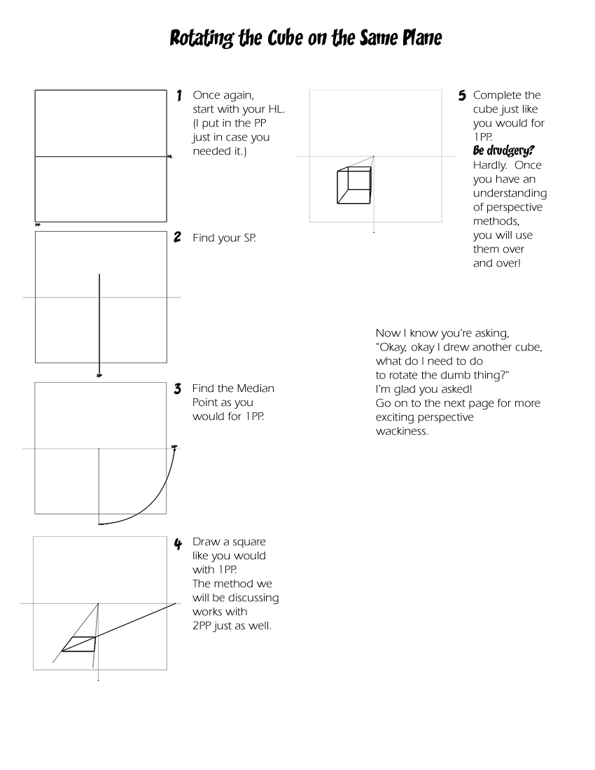 SonjebasaLand: Perspective: Rotate Cube in place