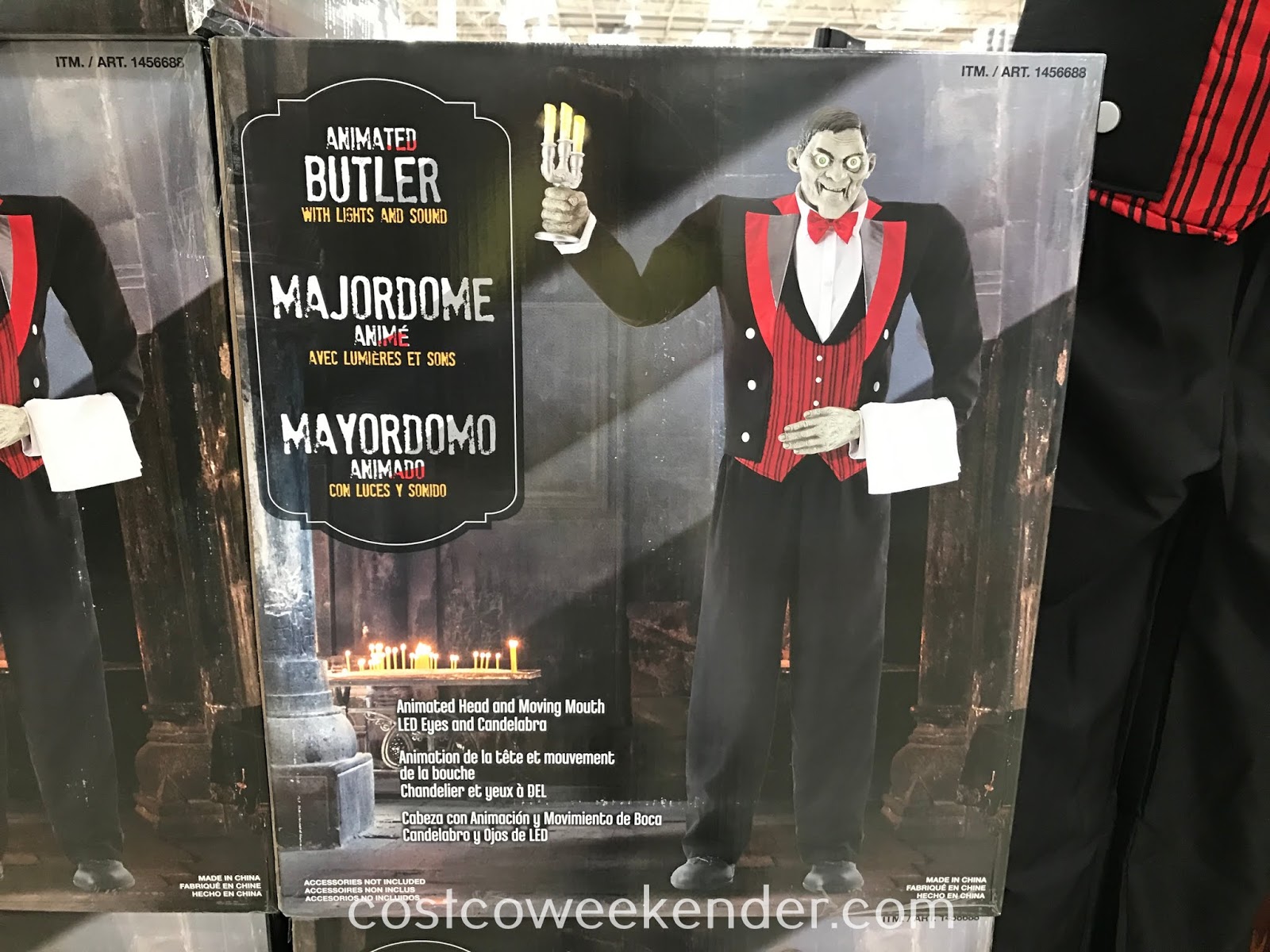 Animated Butler with Lights and Sound | Costco Weekender