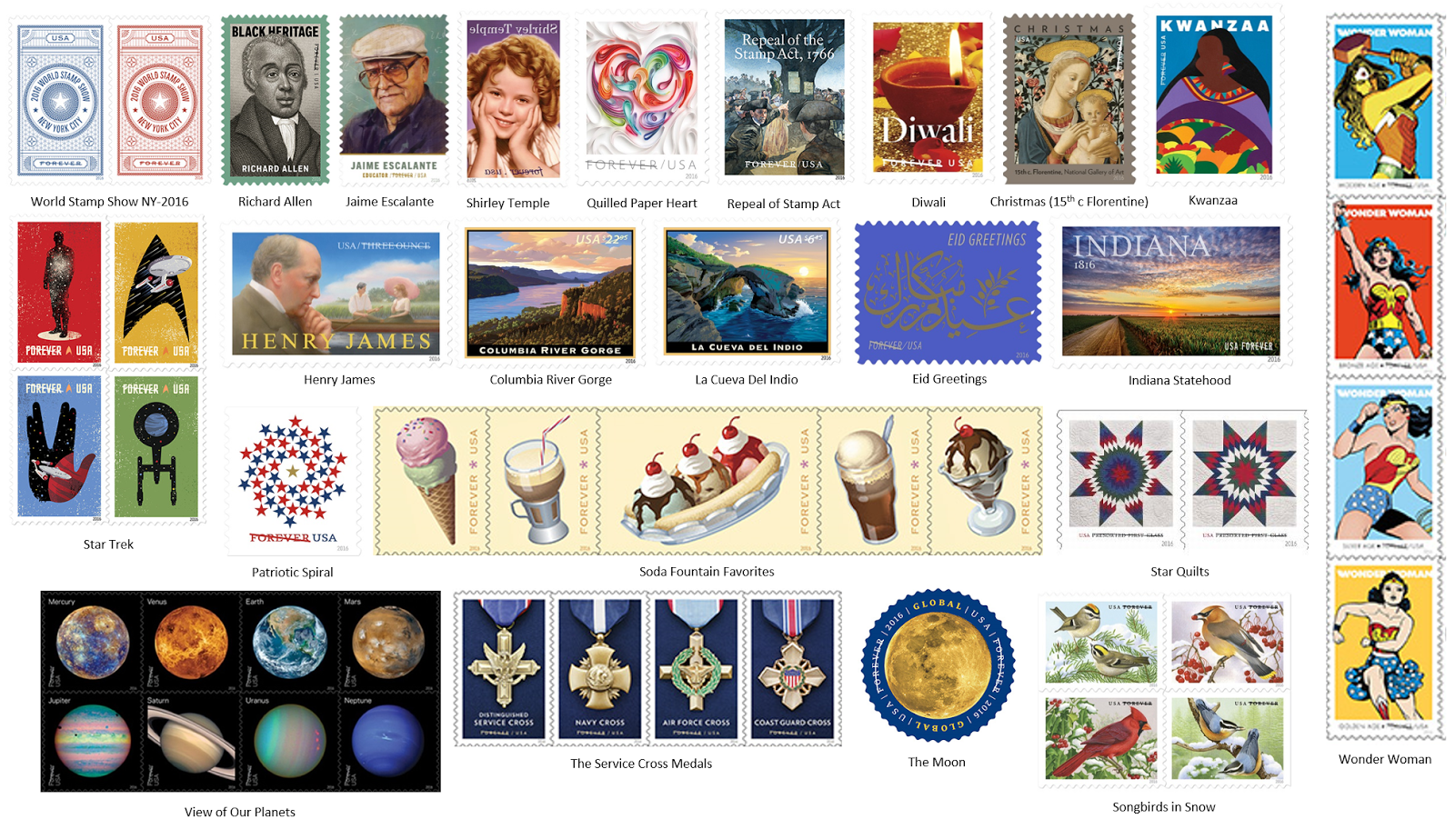 Better Philately: United States Stamps 2016: Favorite Stamp Poll