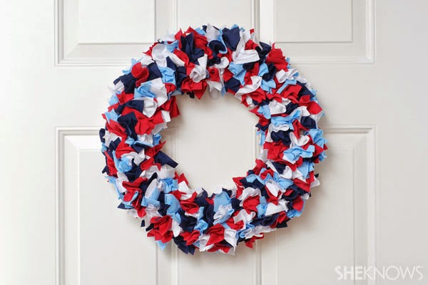 FabricLovers Blog: Remembering Memorial Day with Fabric Wreaths