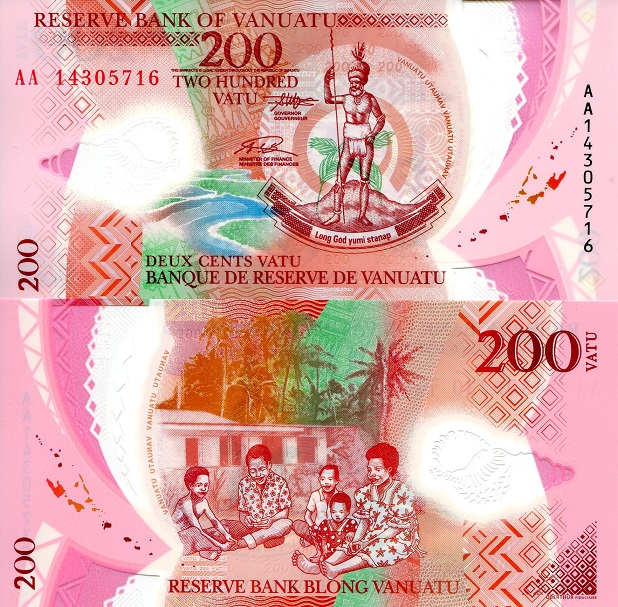 WORLD OF CURRENCY: VANUATU 500 VATU NOTE