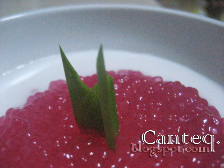 Resepi Sagu Santan Gula Melaka ~ canteq