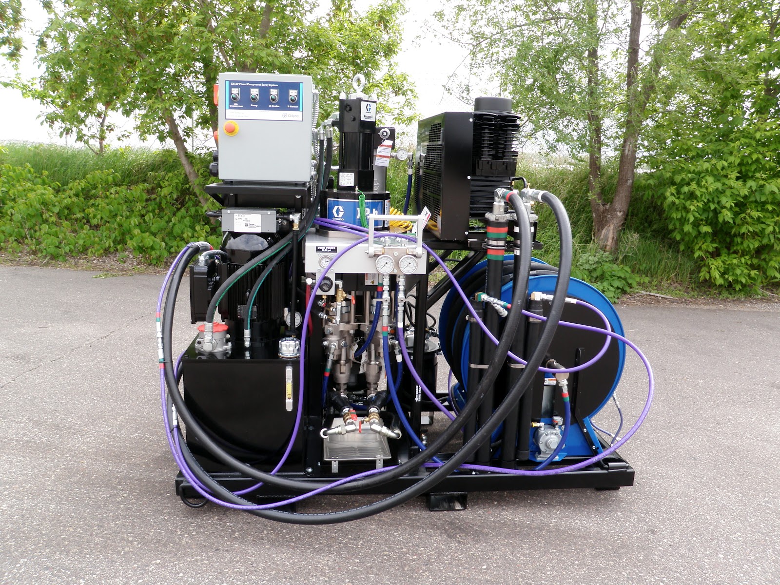 CJ Spray Blog: Plural Component Spray System featuring Graco XP-h