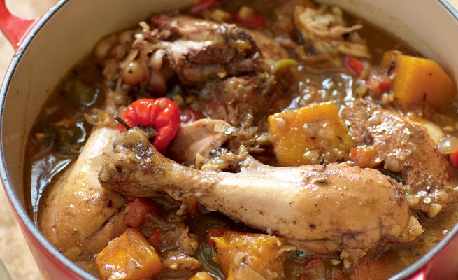 Southern Cooking: Jamaican Brown Chicken Stew