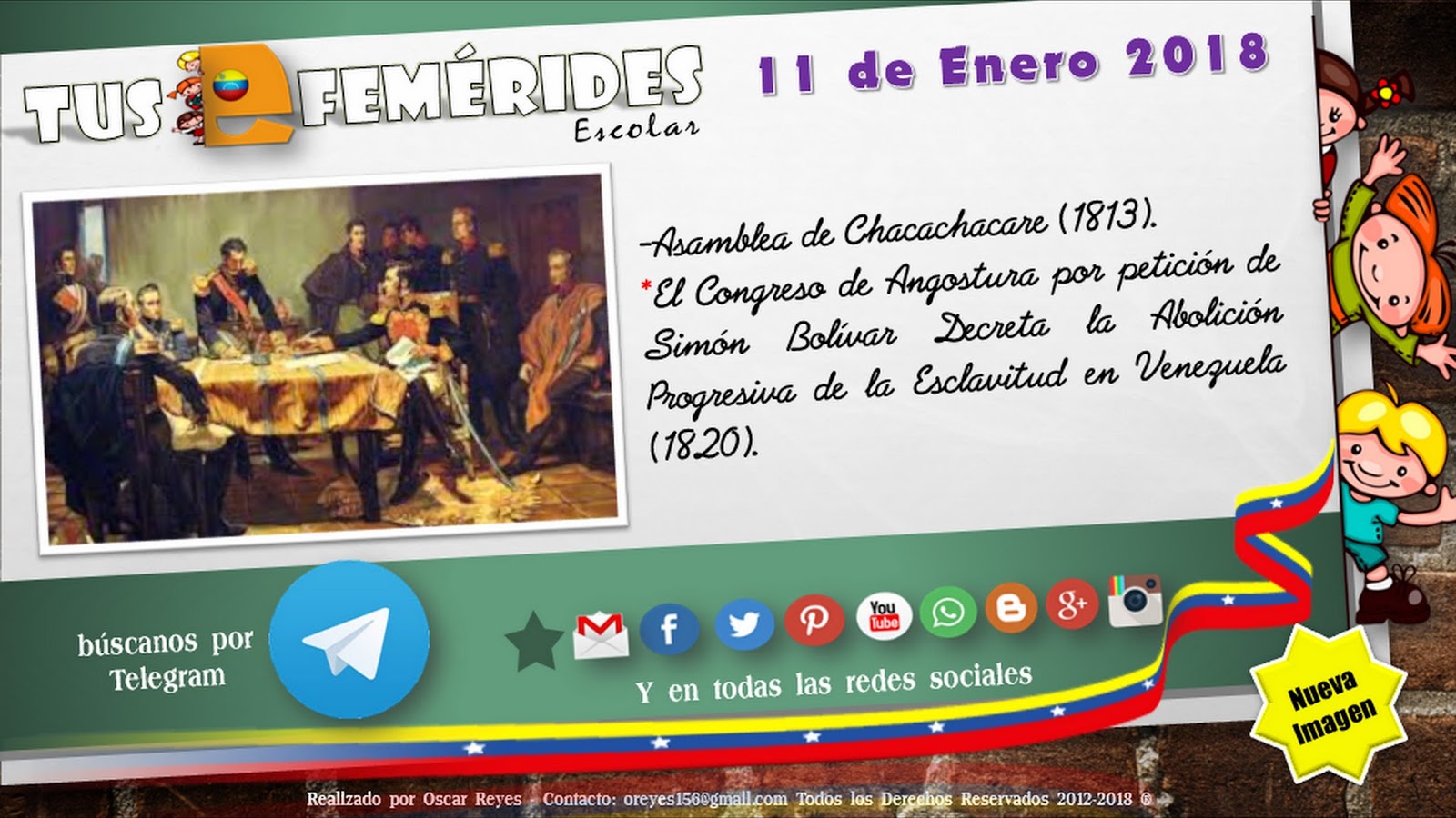 📚 Tus Efemérides Escolar 2012-2023 📅: Tus Efemérides Escolar 11 de ...