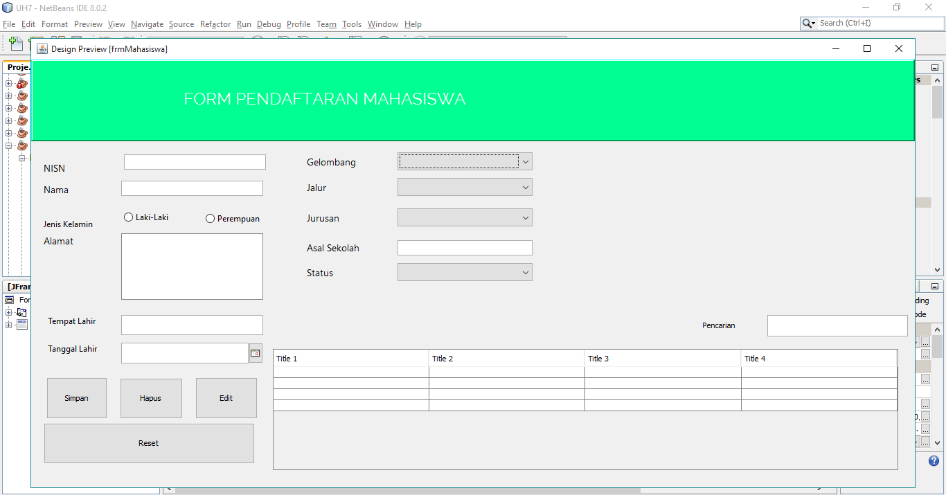 Cara Membuat CRUD Java Dengan Mysql | Kopi - Geeks