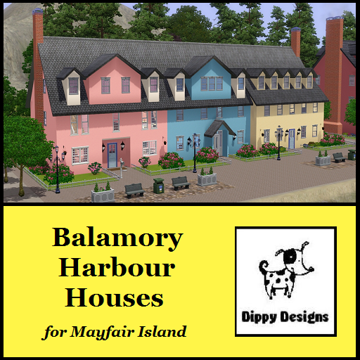 Dippy Designs: Balamory Harbour Houses