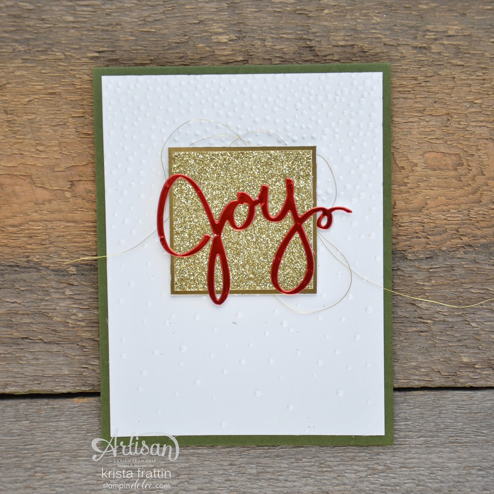 Stampin' Dolce: 12 days of Christmas - Day 2 - Copy & Paste Christmas Card