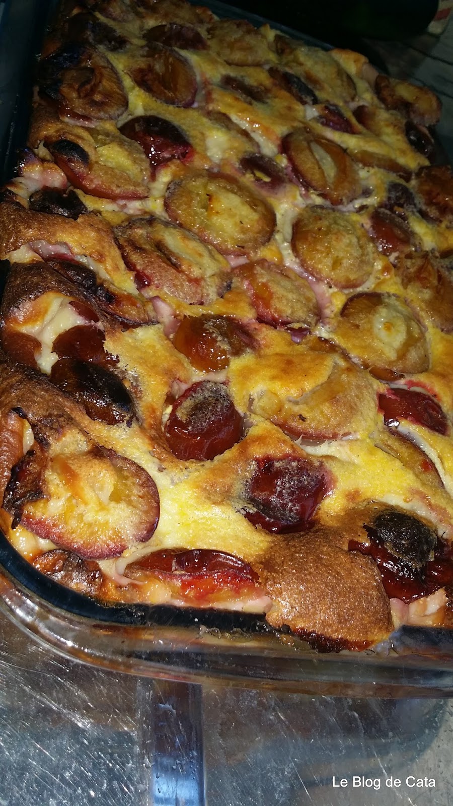 Blogul lui Cătă: Clafoutis cu prune