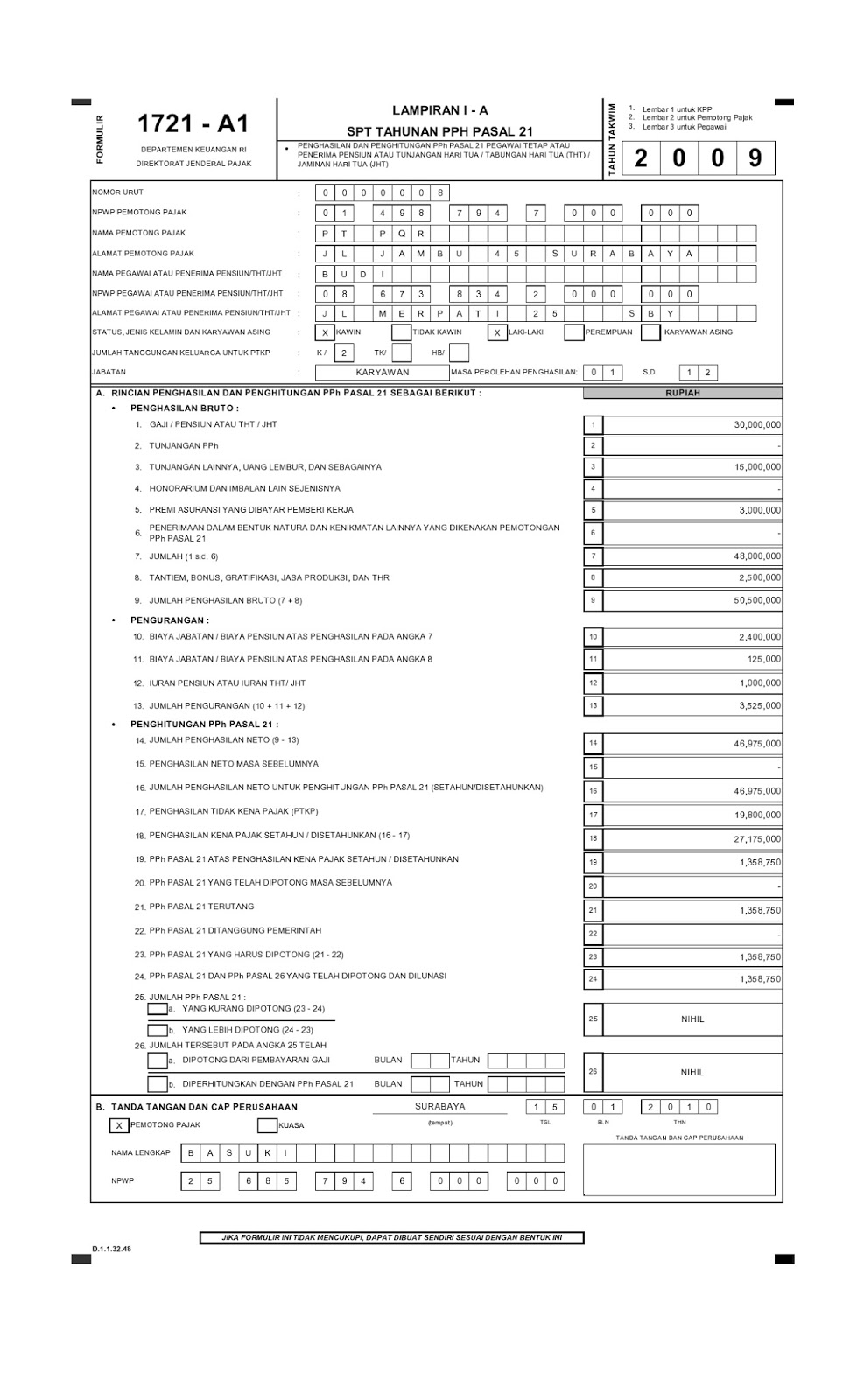 formulir 1721 a1 - wood scribd indo