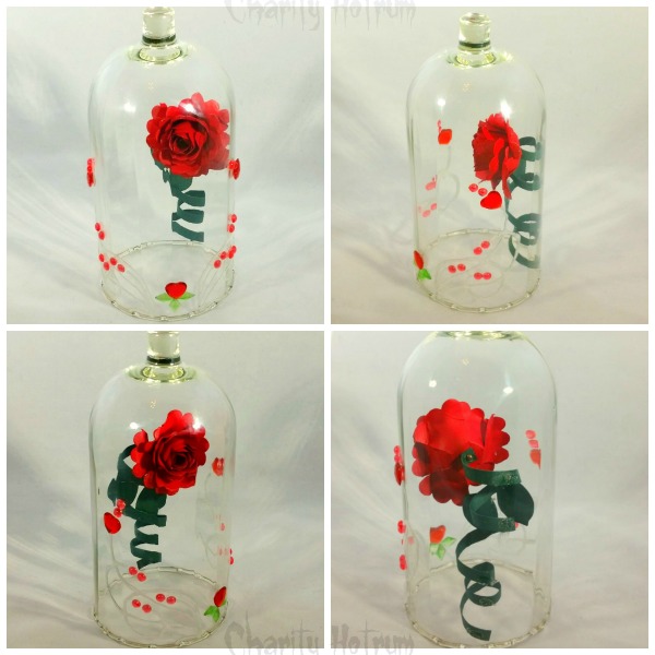 Scrappin' Chaos: How To Make an Epic Rose Suspended in a Bell Jar