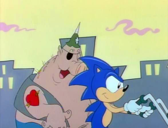 Nothing But Cartoons: Adventures of Sonic the Hedgehog - Road Hog