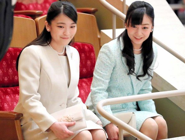 Princess Mako and Princess Kako attended a concert at Suntory Hall