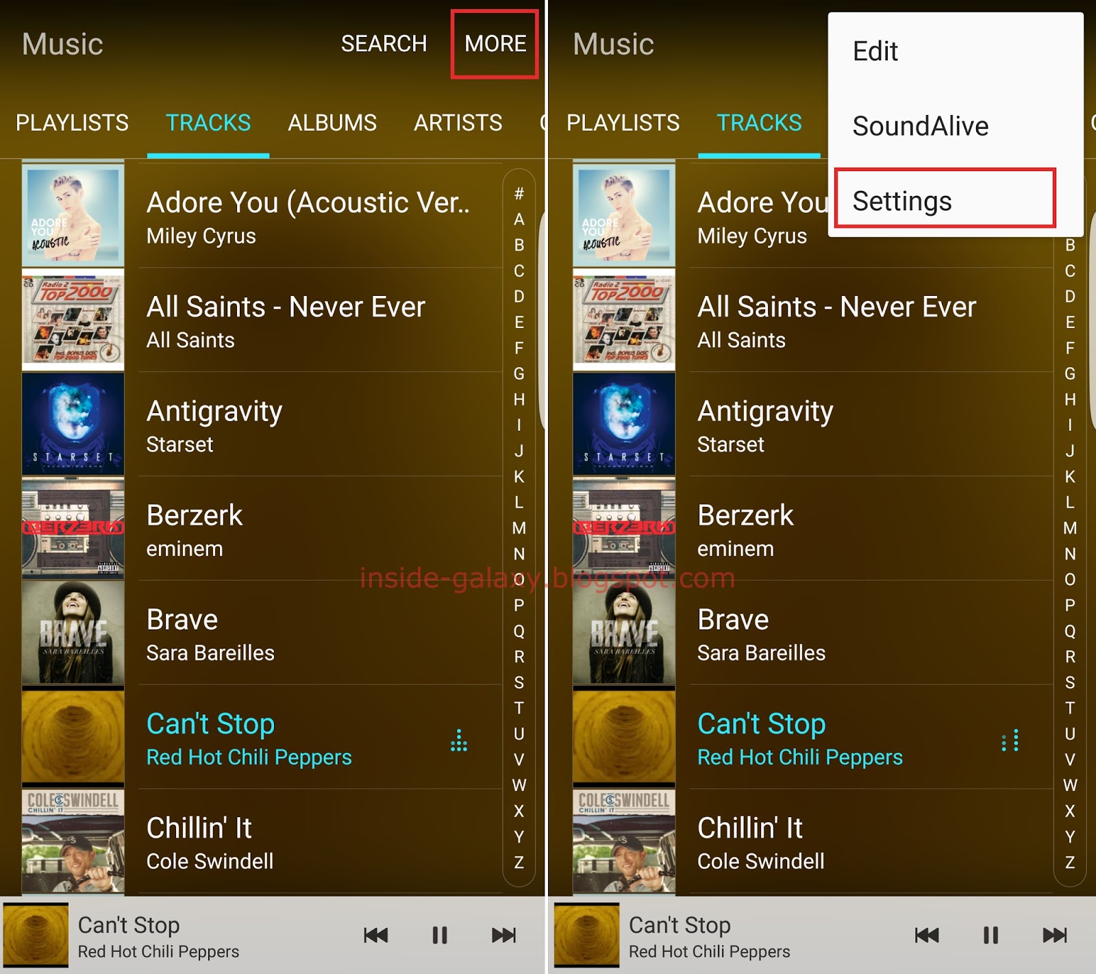 Inside Galaxy: Samsung Galaxy S7 Edge: How to Change Audio Playback ...
