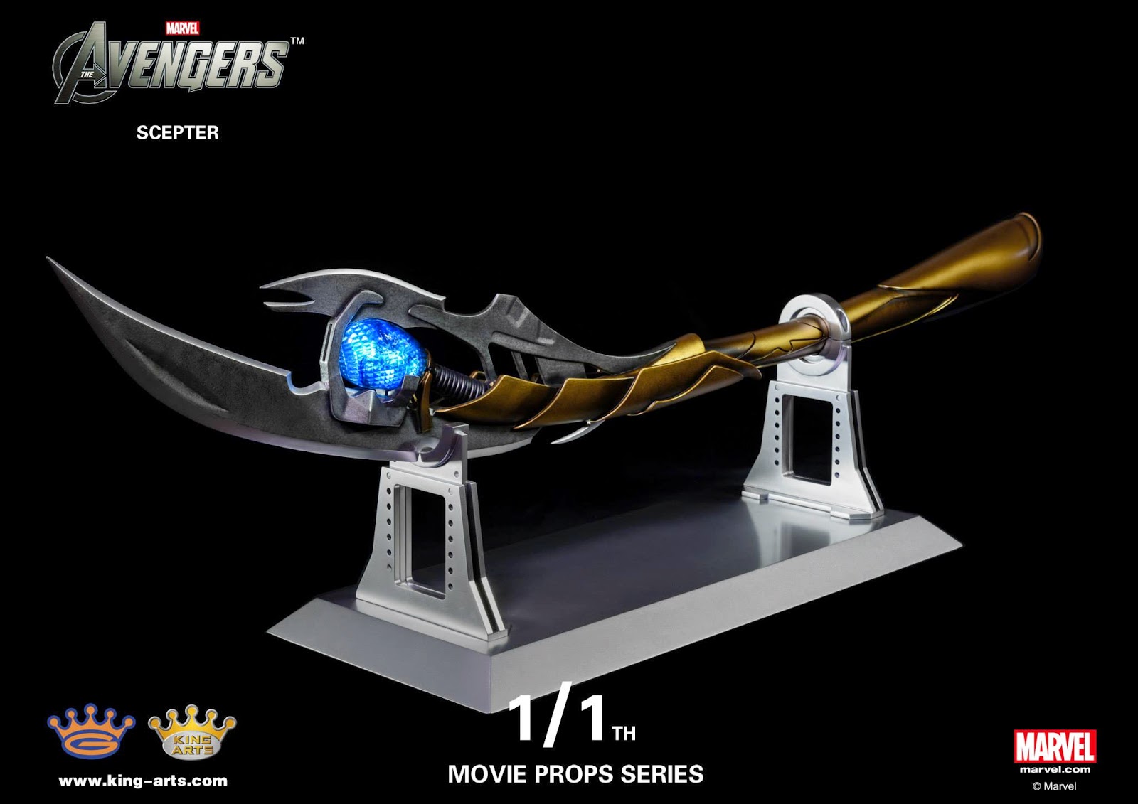 NewGen ToyZ: 1/1 Movie Props Series * MPS002 * 1/1 LOKI’S CHITAURI SCEPTER