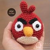 Free Amigurumi Patterns: Angry Birds - Red Bird